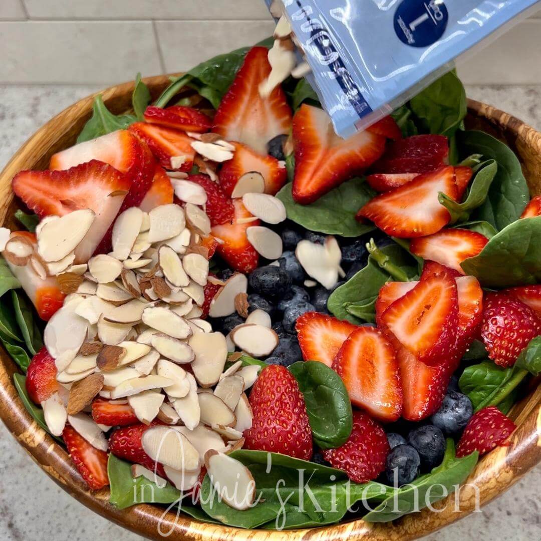 Red, White, and Blue Salad - In Jamie's Kitchen