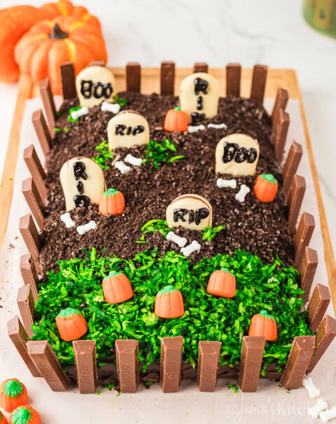 Graveyard Cake - In Jamie's Kitchen