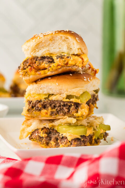Cheeseburger Sliders - In Jamie's Kitchen