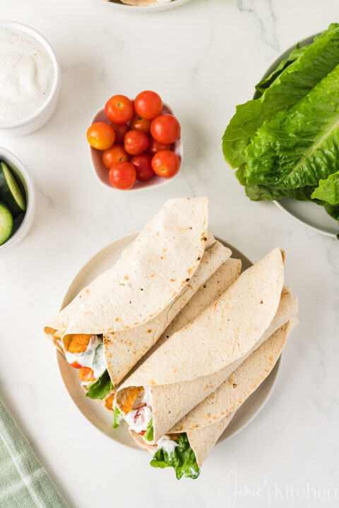 Chicken Snack Wrap - In Jamie's Kitchen