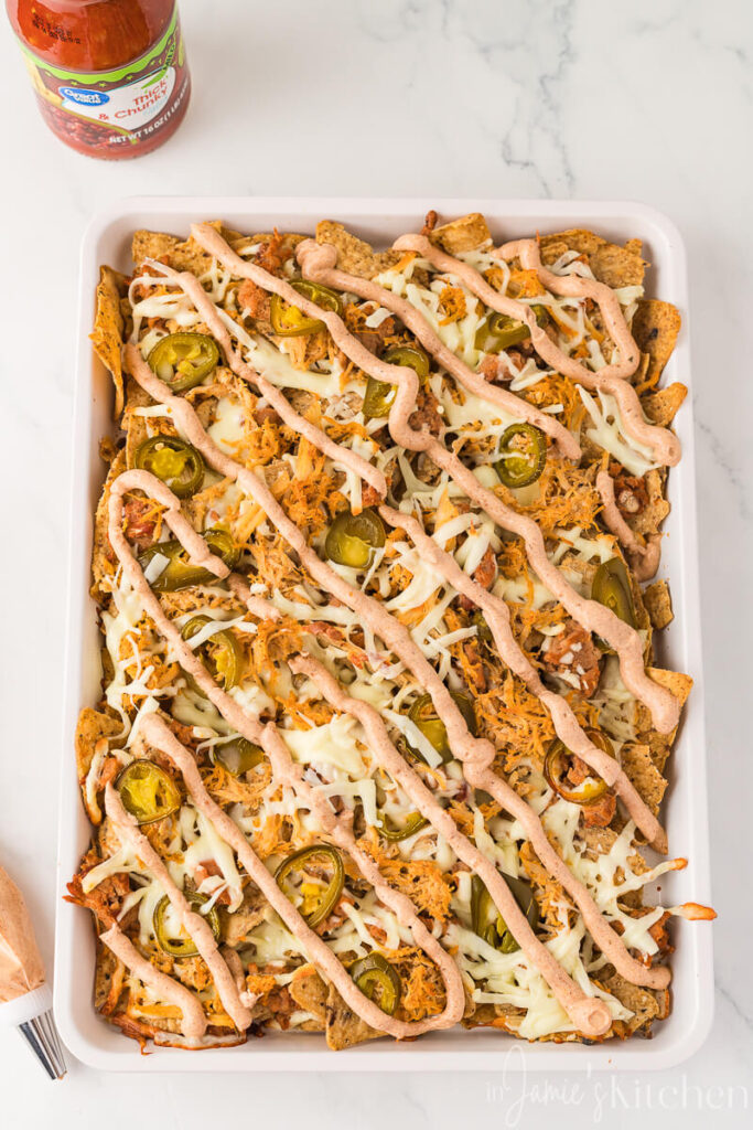 Healthy Chicken Nachos - In Jamie's Kitchen
